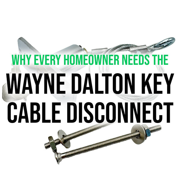 Wayne Dalton Garage Door Key Cable Disconnect Kit | Emergency Access ...