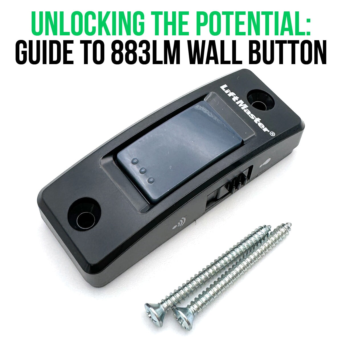 LiftMaster 883LM: Essential Wired Wall Button for Garage Openers ...