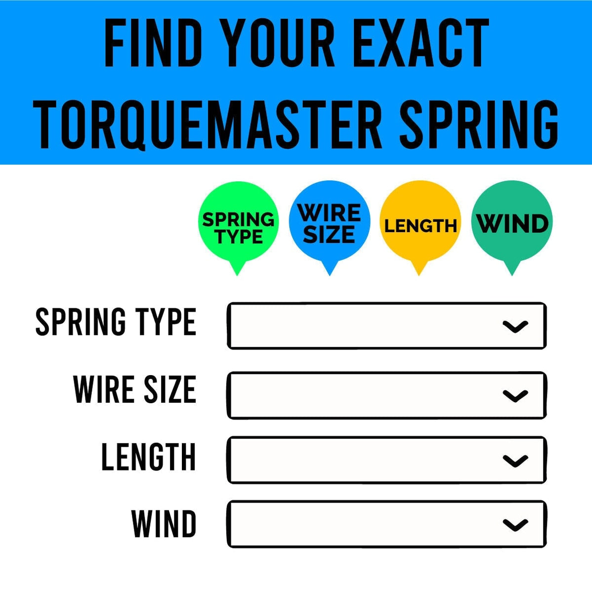Find Your TorqueMaster Spring Fast | Interactive Selector