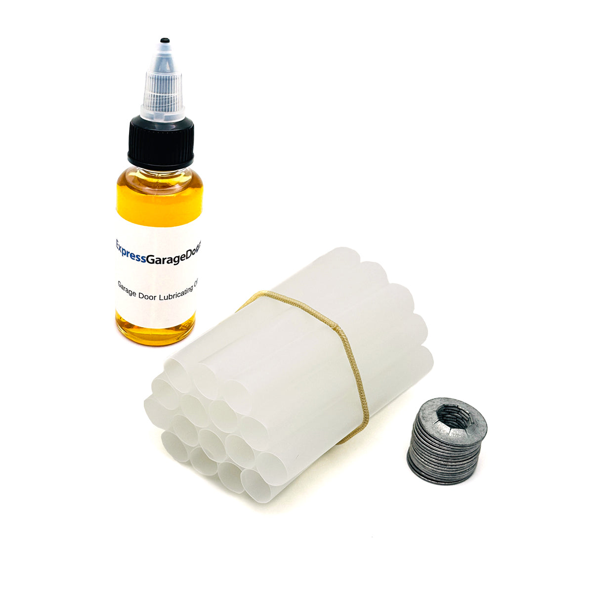 Universal Quiet Garage Door Roller Kit – 10 Ultra-Quiet Rollers + Lubr