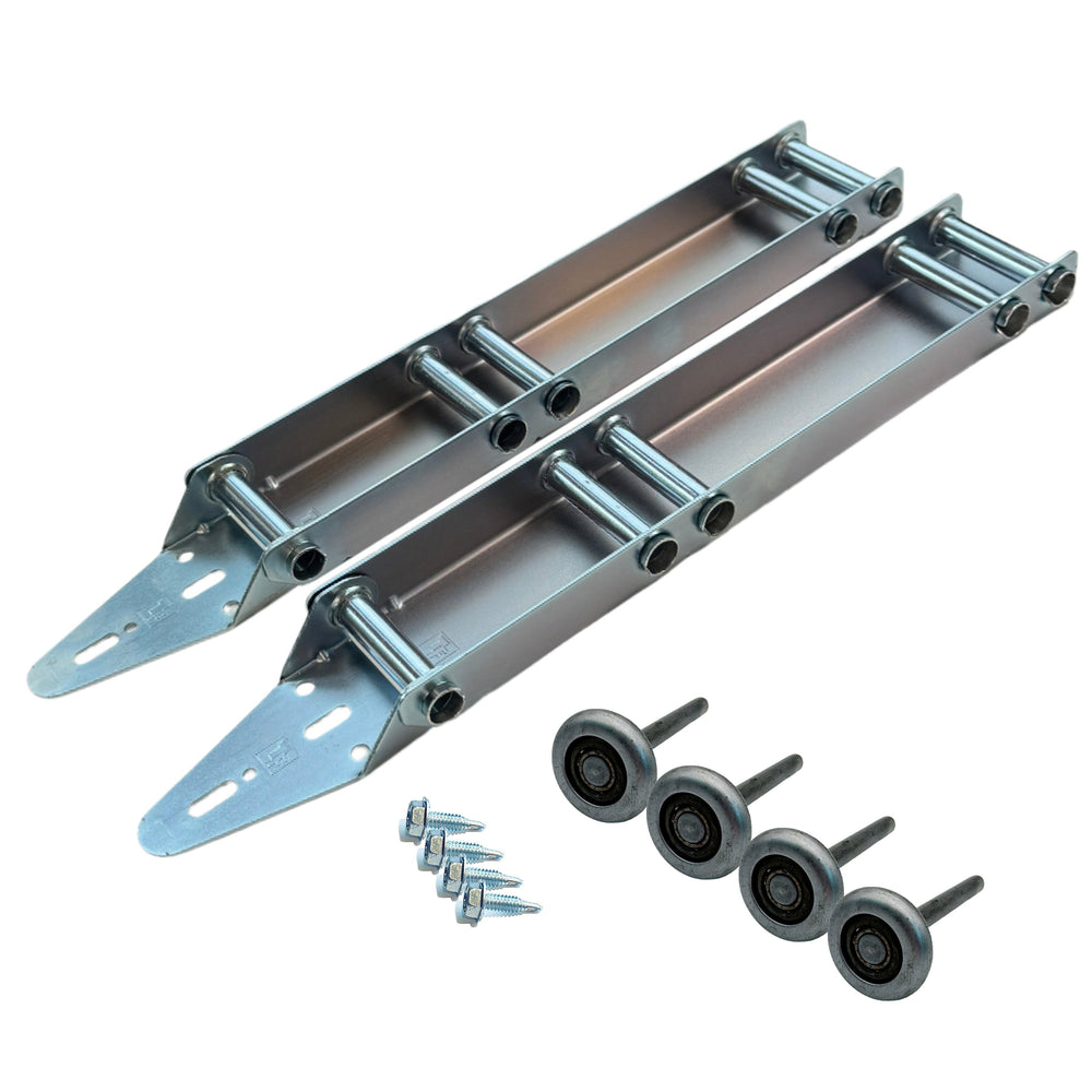 Garage Door Low Headroom Quick Turn Brackets Roller Kit