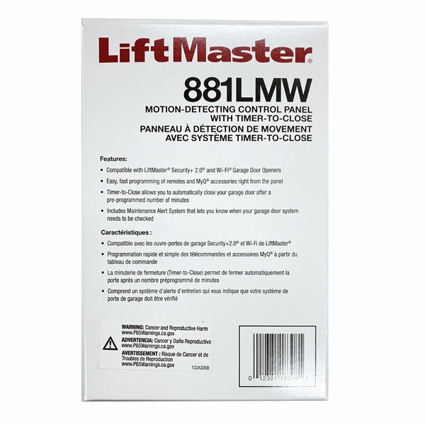 Liftmaster 881LMW Motion Sensing Wall Station | Easy Install ...
